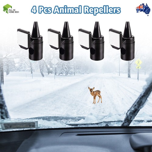 2 Pair Animal Repellers Sonic Shoo Whistle Roo Kangaroo 4WD Car Truck ...