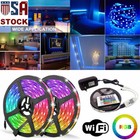 32ft 16ft LED Light Strip 5050 RGB Bluetooth Color Change Remote for ...