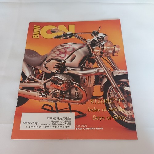 2000 July, BMW Owners News Magazine, R1200C "T" Days Of Glory (MH271) | eBay