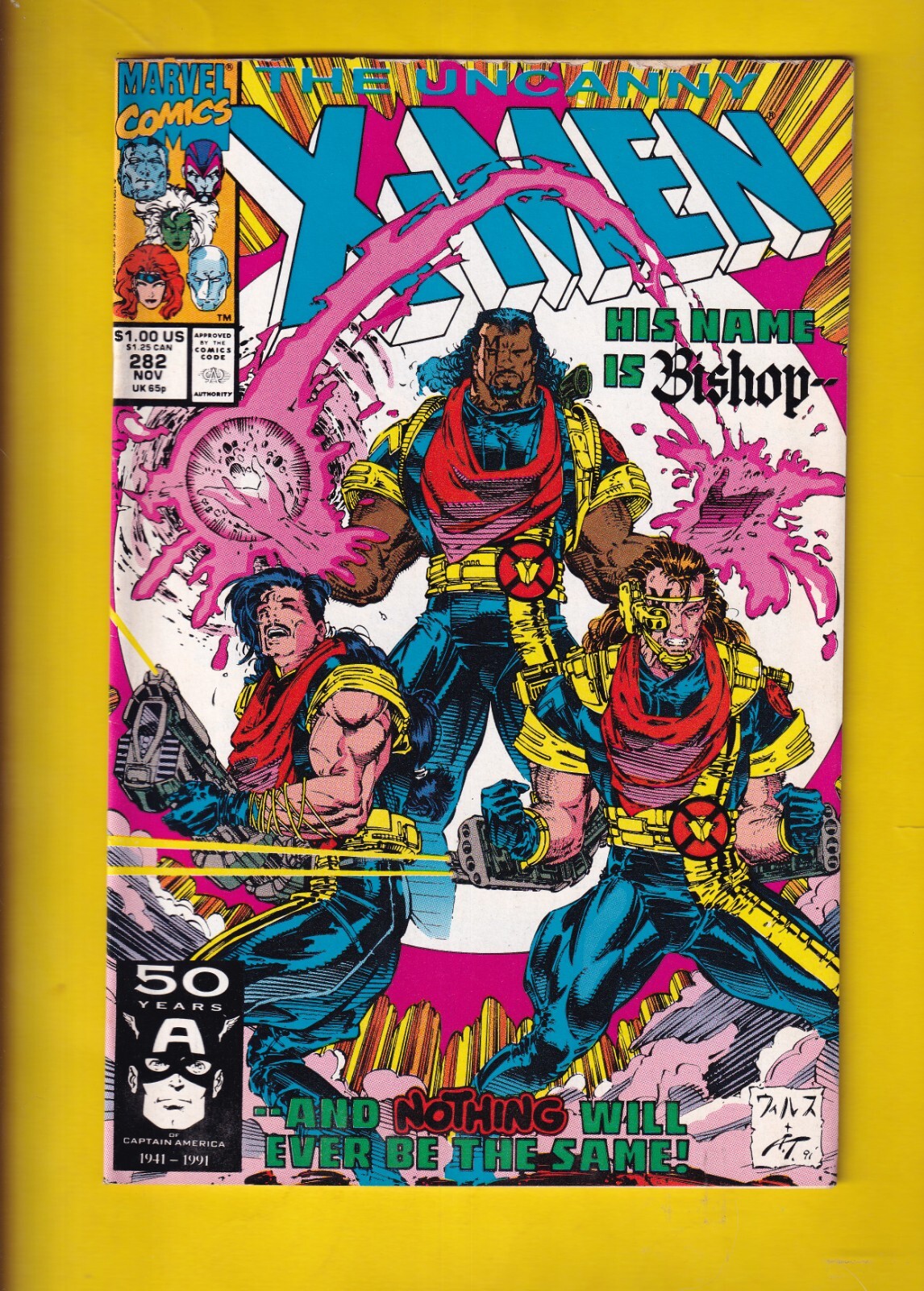 X-Men #282 - 1991, Marvel comics 1st appearance of Bishop | eBay Australia