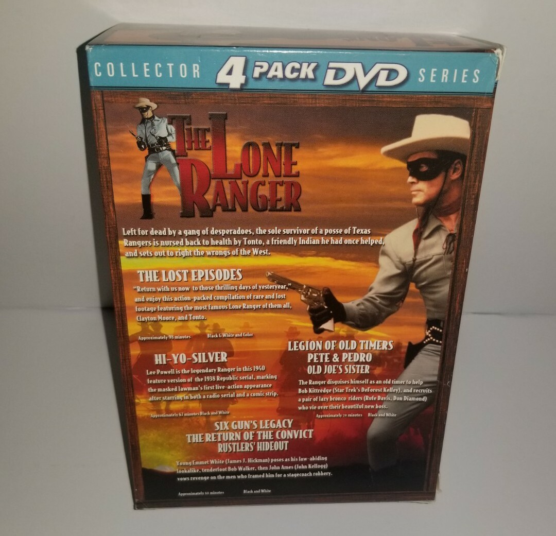 The Lone Ranger Collector 4 Pack DVD Series 18713830210 | eBay