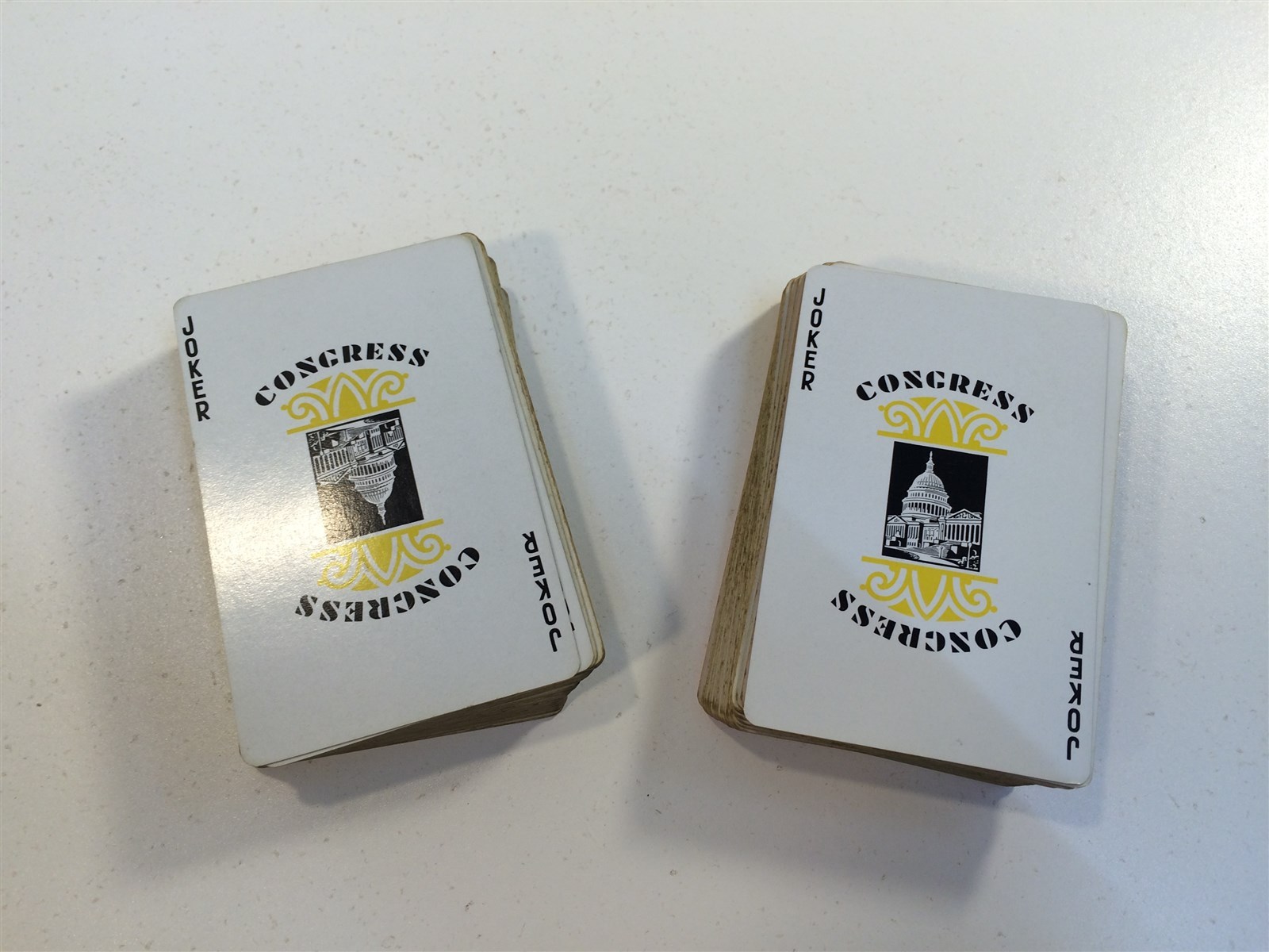 Congress Playing Cards Cel-U-Tone Finish - Birds - Double Bridge Deck ...