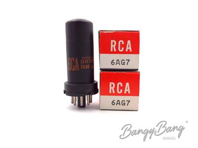 2 Vintage RCA 6AG7/6AK7 Video Buffer Amp. Metal Power Pentode Audio ...