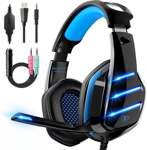 Beexcellent GM-3 Gaming Headset: 7.1 Surround Sound - Lightweight ...