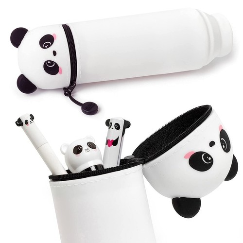 Legami Panda Pencil Case Pen Holder Multipurpose Design 2 in 1 - Kawaii ...