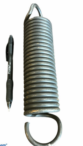 Heavy Duty .250 Wire Extension Spring Free Length 8.88", 275.3lb Rate ...