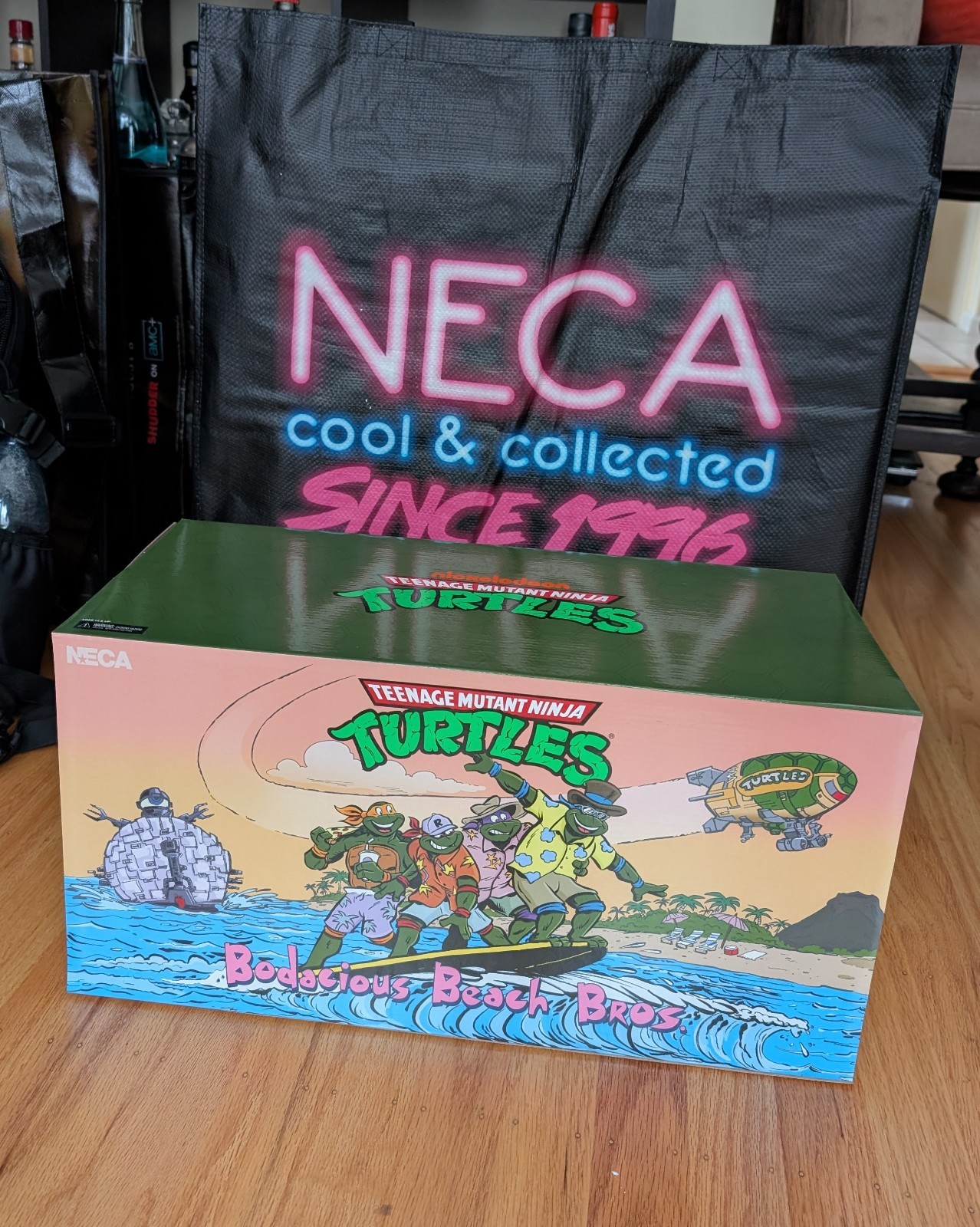 SDCC COMIC CON 2025 NECA TMNT (CARTOONS) BODACIOUS BEACH BROS 4-PACK FIGURES NIB 634482545300| eBay