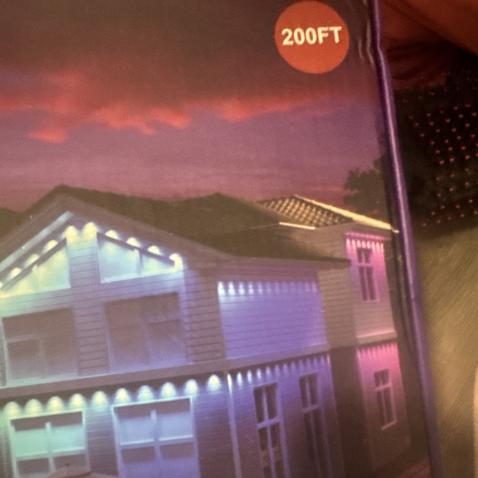 Smart RGBIC Outside Lights 100ft. Waterproof Works w/ Alexa and Google ...