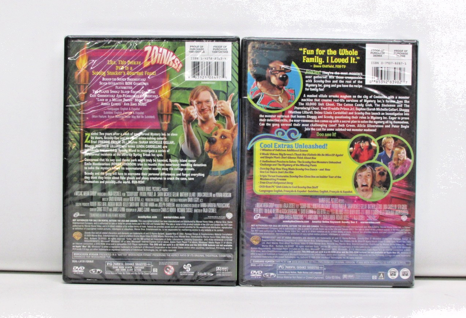 Scooby-Doo & Scooby-Doo 2: Monster's Unleashed DVD (New) | eBay