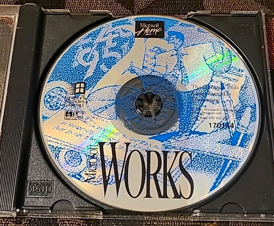 Microsoft Works Version 3.0 PC CD-ROM 1993 *Disc Only* | eBay