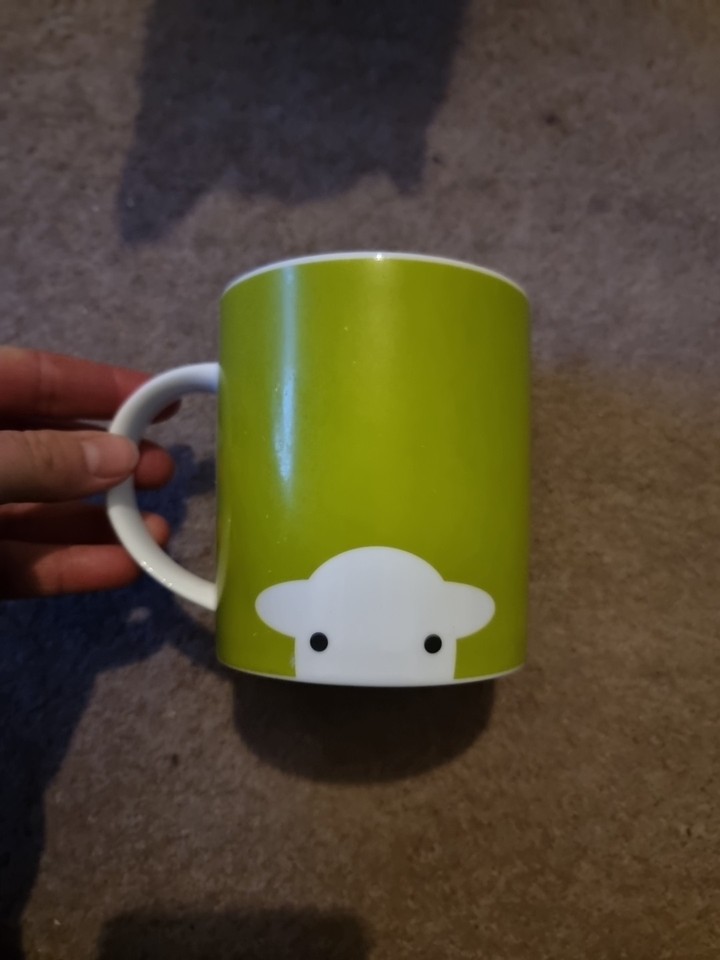 Herdy Sheep Peep English Fine Bone China, Green & White Novelty Logo ...