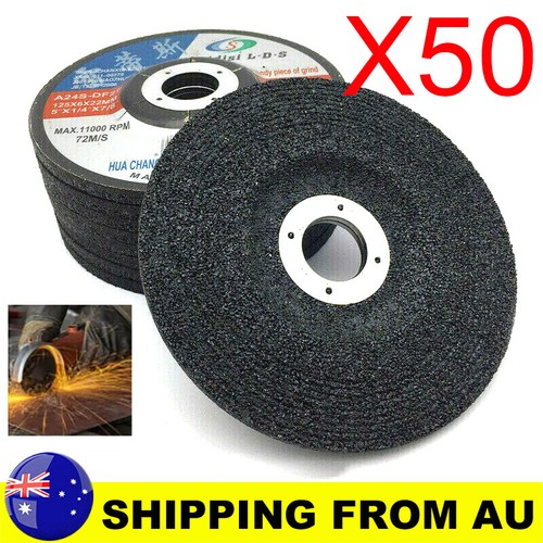 50PCS 5" 125mm Grinding Wheels Discs Angle Grinder Metal Steel Inox ...