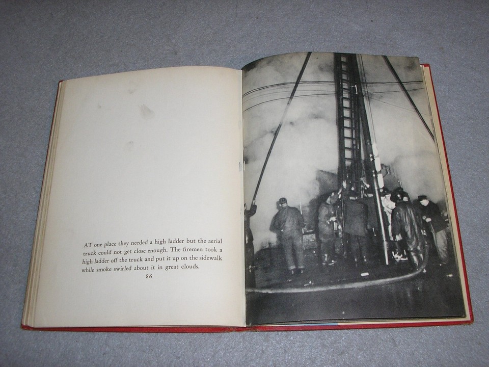 Antique Fire Engine Book Fire Fighters Firemen Department Trucks WC ...