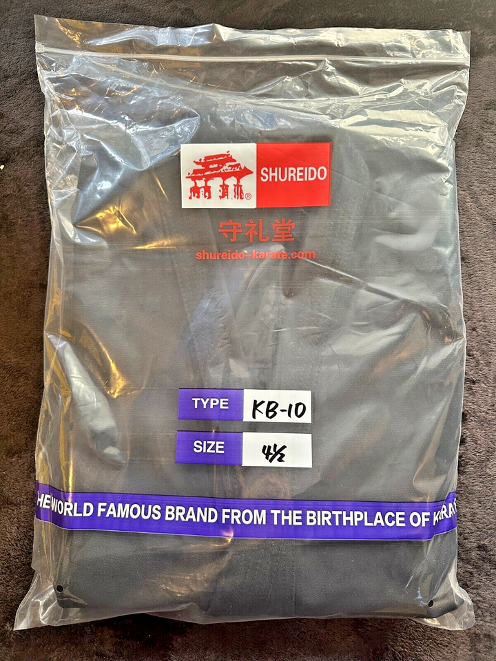 Shureido KB-10 Karate Gi Uniform Set HeavyWeight for Kata Practice Made ...