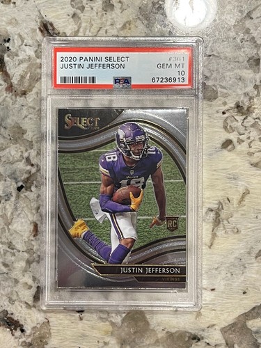 2020 Select Justin Jefferson RC Field Level PSA 10 | eBay