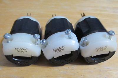 "LOT OF 3" Hubbell HBL5366C 20A, 125V Electrical Plugs | eBay
