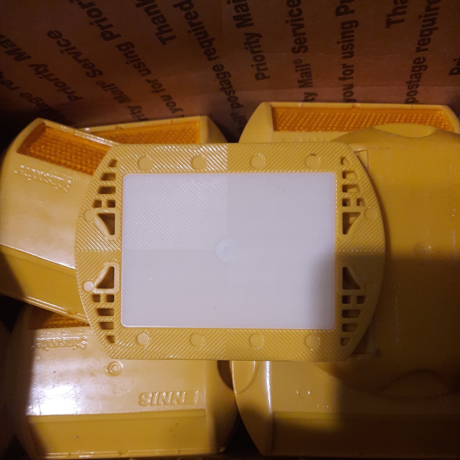 Stimsonite C80FH Reflective Road Highway Pavement Marker Yellow One-way ...