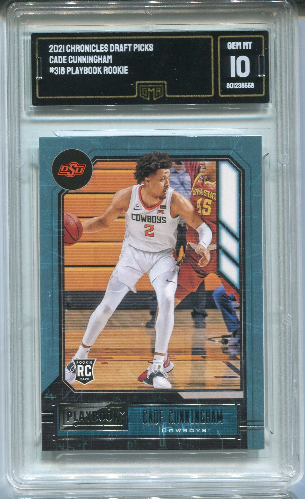 2021-22 Panini Chronicles Draft Picks - Playbook Cade Cunningham #318 ...