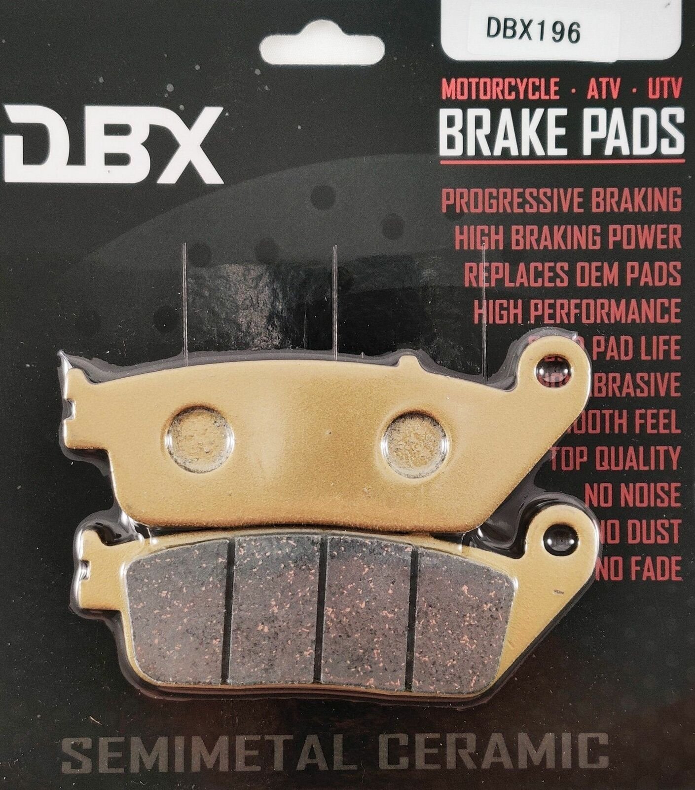 DBX Brake Pads FA196 Front or Rear | eBay