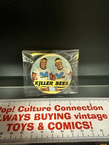 Killer Bees Tag Team 1987 WWF Rare Button Vintage Wrestling Superstars Promo | eBay