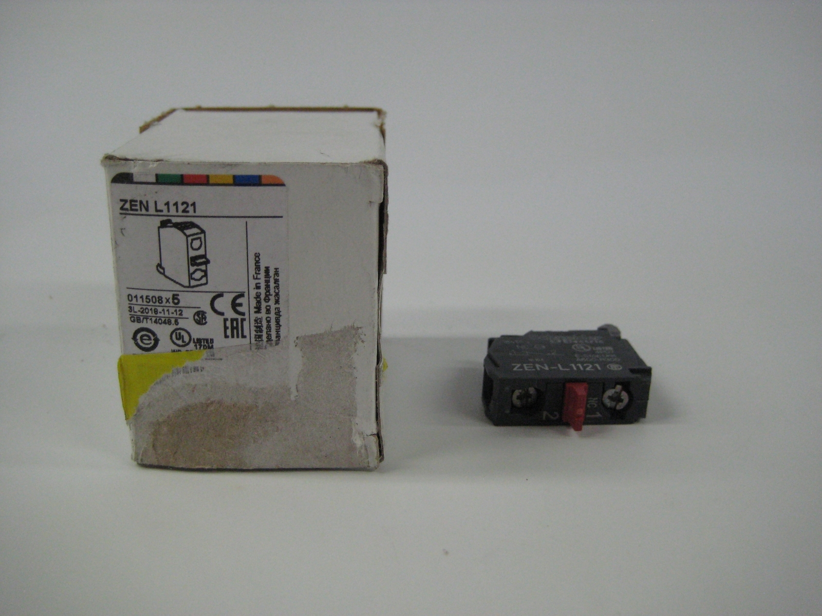 Schneider Electric ZENL1121 Contact Block 1nc Slow Break 22mm for sale ...