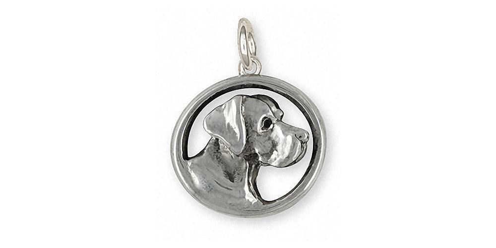 Great Dane Charm Jewelry Sterling Silver Handmade Dog Charm GD11-C | eBay
