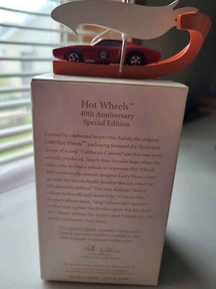 Hot Wheels 2008 Hallmark Ornament | eBay