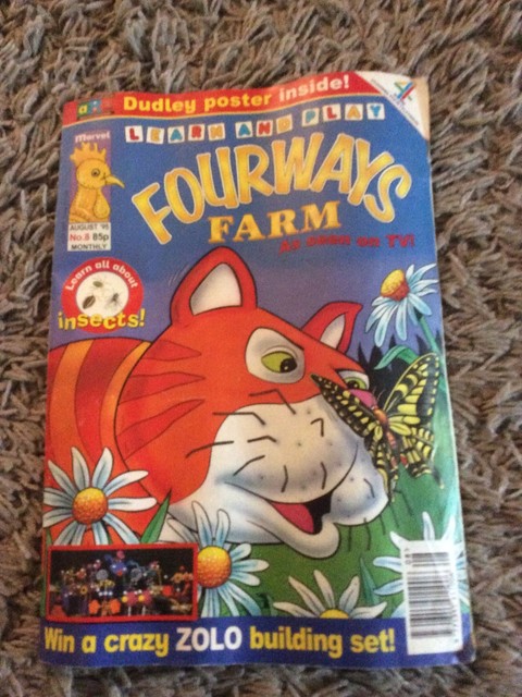 Fourways Farm No8 Marvel Comics UK August 95 Learn and Play for sale ...
