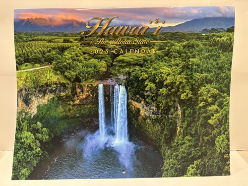 Hawaii 12 Month Calendar 2025 The Aloha State | eBay