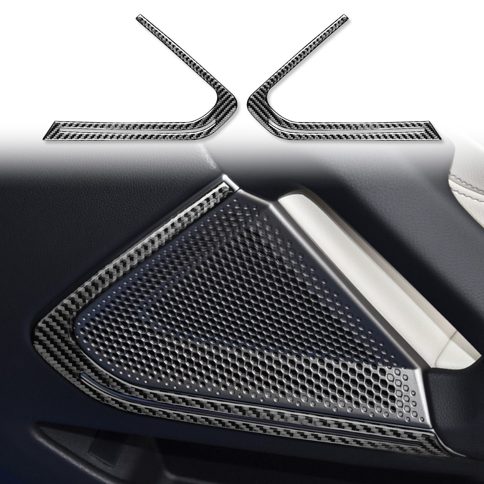 Carbon Fiber Interior Door Speaker Ring Cover For BMW Z4 G28 2019-22 ...