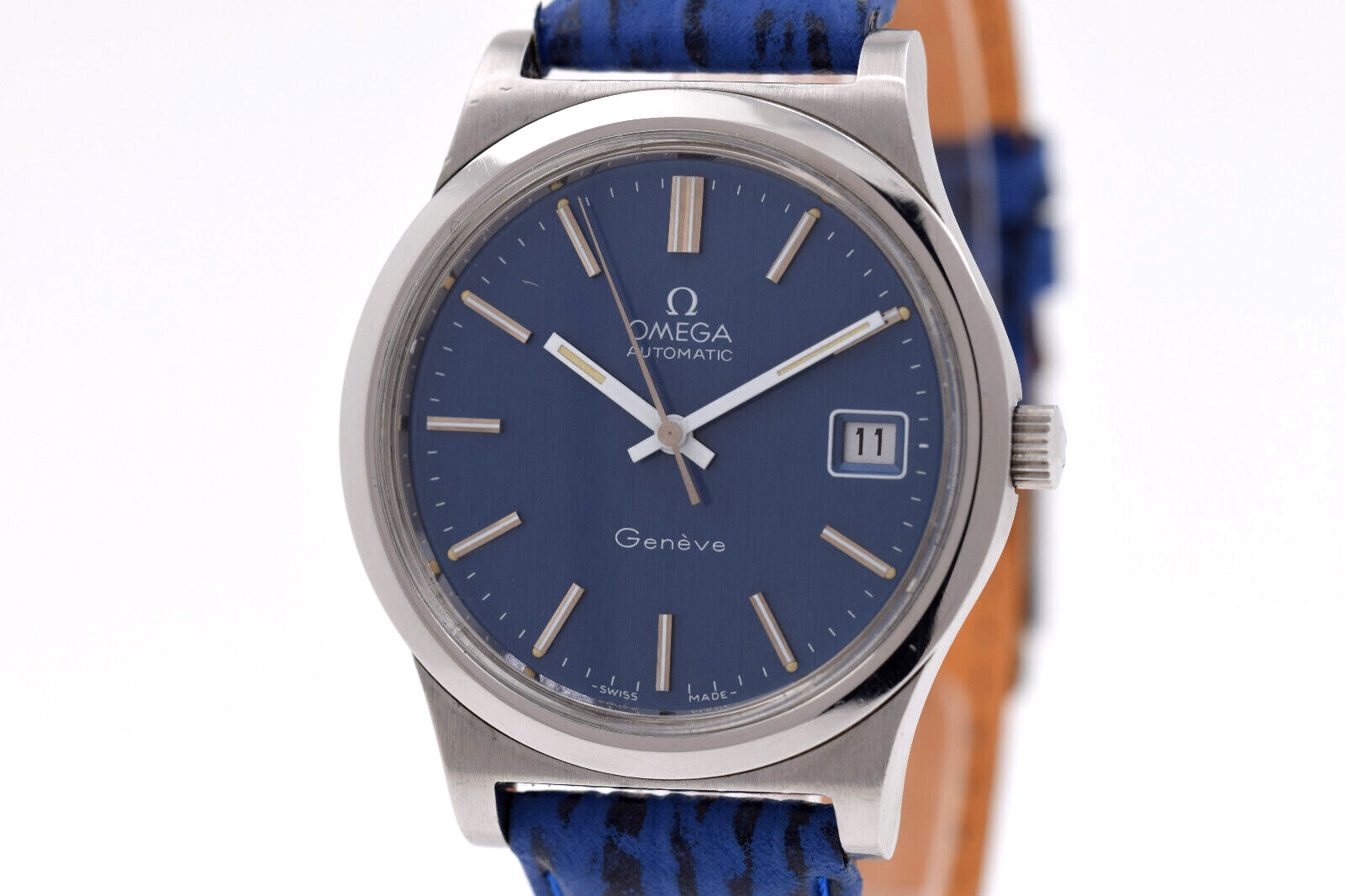 OMEGA Blue Unisex Adult Watch - 166.0168 for sale online | eBay