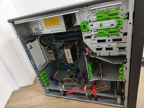 Fujitsu Primergy TX100 S3 Tower Server Xeon E3 1220 @3100MHZ 8GB RAM | eBay