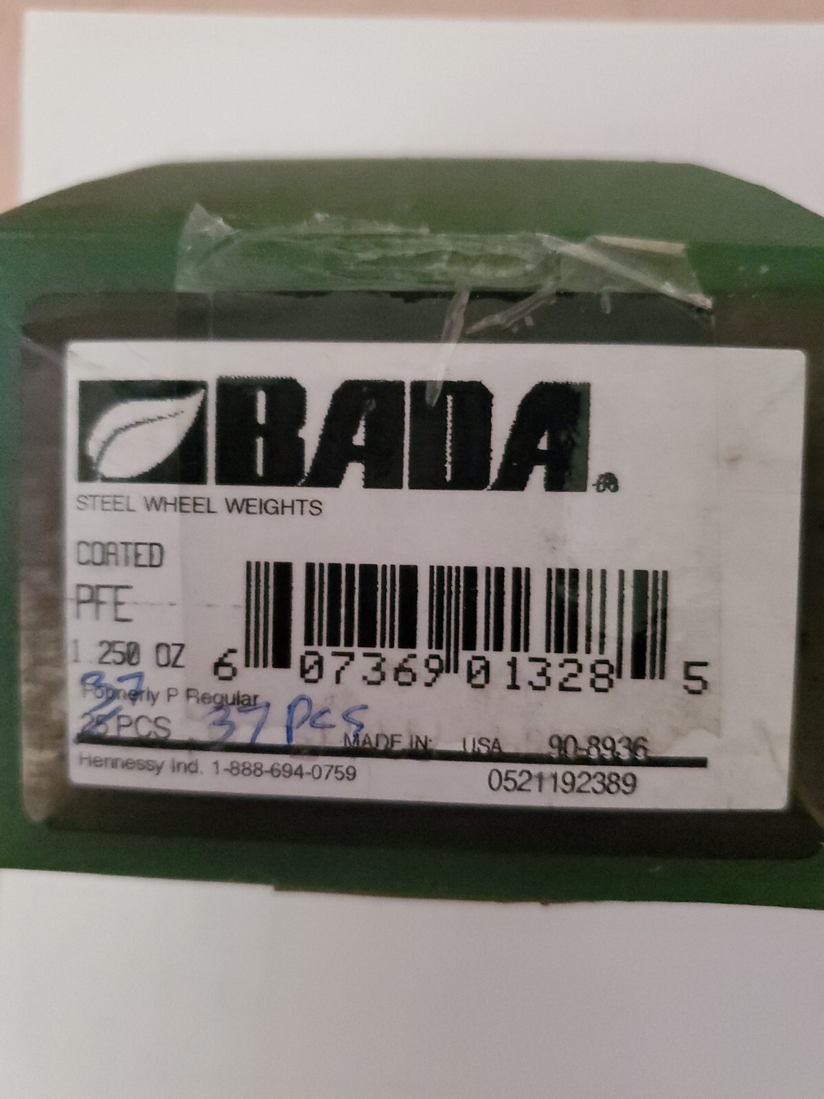 Bada PFE125 Bada Wheel Weights Pfe Coated 100 PK for sale online | eBay
