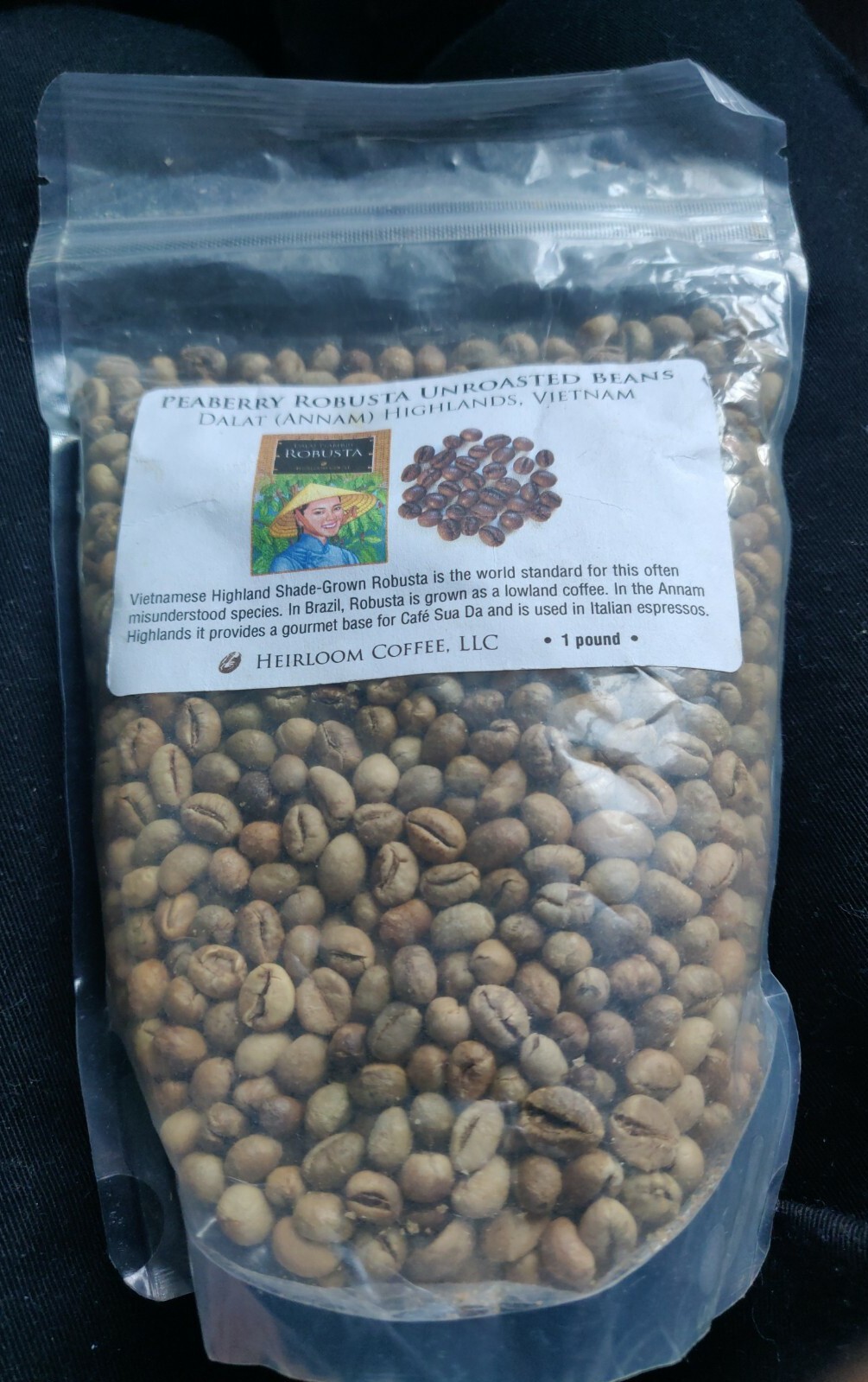 Peaberry Robusta Unroasted Beans, Green unroasted Coffee Beans by ...