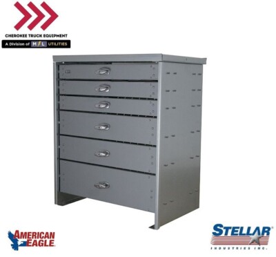 Stellar 39909, (6) Drawer Heavy-Duty Steel Toolbox- 30.5"H x 26"W x 18. ...