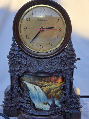 Vintage 1950s MasterCrafters Waterfall Light Motion Clock Mod 344 MCM ...
