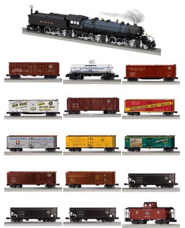 LIONEL VISION LINE ERIE TRIPLEX SUPER SET 2422010! O SCALE STEAM ENGINE ...