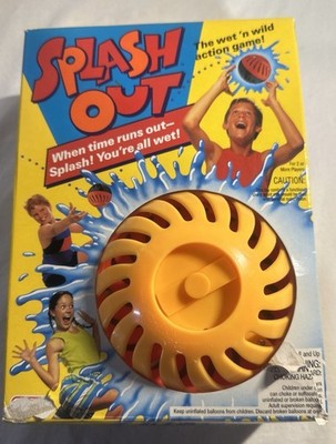 Vintage Splash Out Water Balloon Game by Galoob Orange | eBay