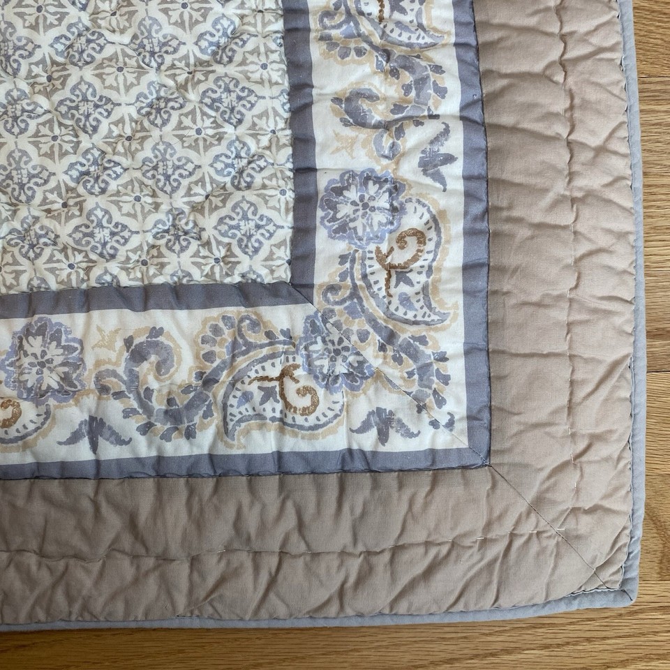 The Company Store Queen Quilt Atrium Floral Patchwork Comforter 90 x 92 ...