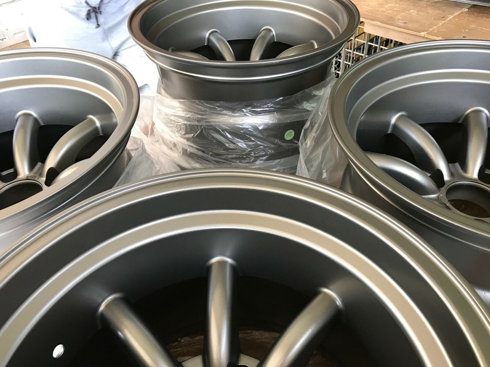 For Mazda RX-3 RX-2 RX-4 RX-7 SA22C 15" Retro Banana Style Rims Wheels ...