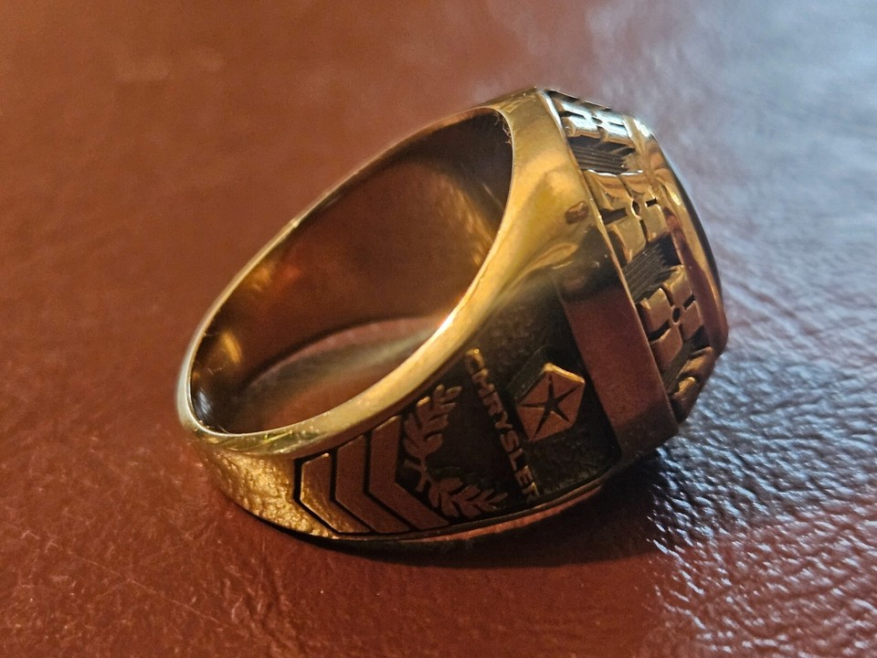 CHRYSLER ACADEMY RING (DCA) 10k GOLD MENS RING / SIZE 10.5 / WEIGHT 15g | eBay