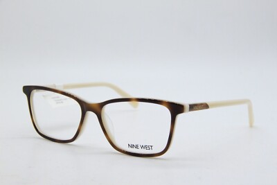 NEW NINE WEST NW5166 240 TORTOISE CREAM AUTHENTIC EYEGLASSES 50-14 | eBay