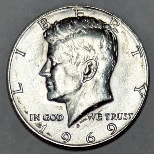 1969 D Kennedy Silver Clad Half Dollar Unc | eBay