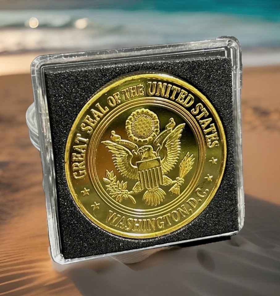 Great State of FLORIDA State Seal Colorized Collectible Challenge Coin ...