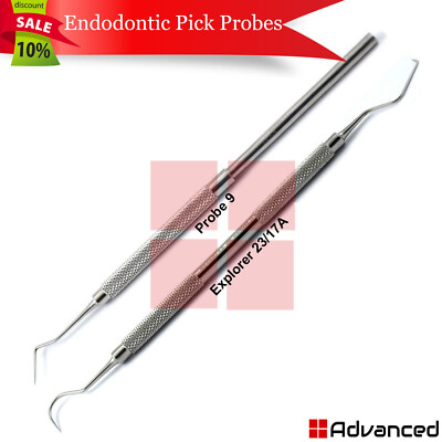 Dental Probe 9 Explorer 23/17A Periodontal Hygienist Pick Probes ...