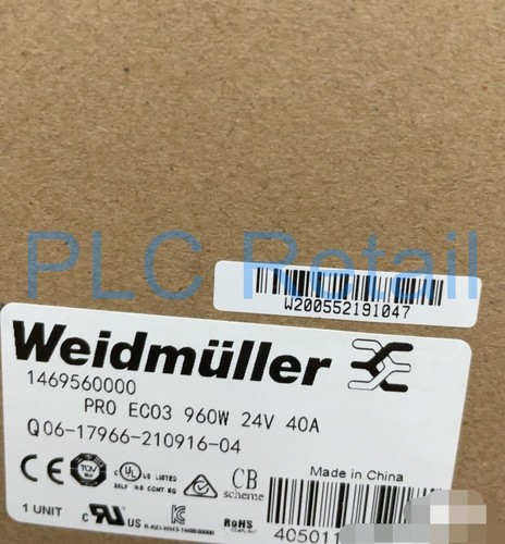 NEW Weidmüller 1469560000 PRO ECO3 960W 24V40A power supply Fast ...