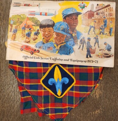 Official Cub Scout Uniforms and Equipment 1971-72 + Webelos Scarf 1971 ...