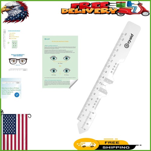 PD Ruler with Manual - Accurate Pupillary Distance Measuring Tool for ...