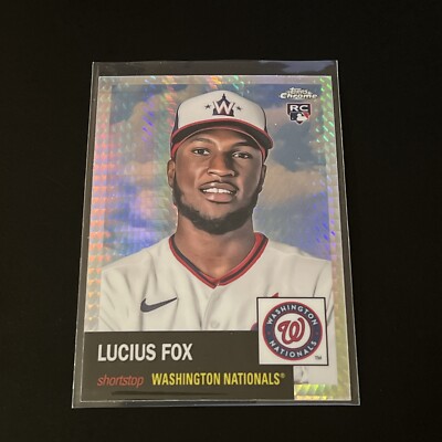 2022 Topps Chrome Platinum Anniversary Lucius Fox 476 RC Prism ...