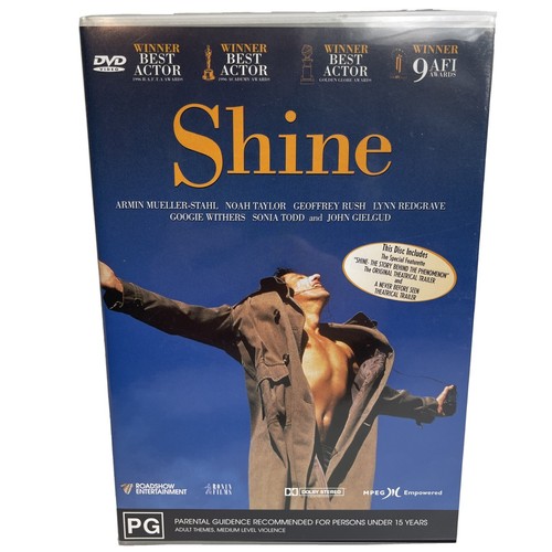 Shine DVD (PAL, 1996) FREE POST | eBay Australia